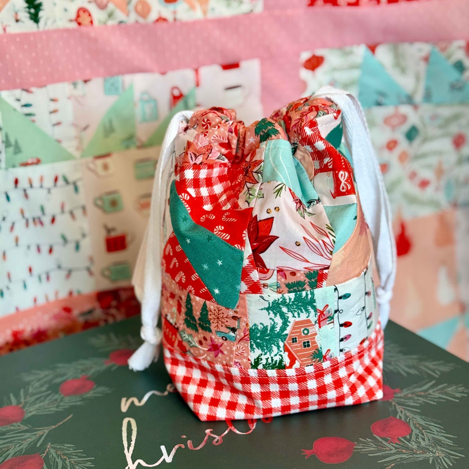 TLD Crumb Quilt Drawstring Bag Pattern – Tiger Lily Designs