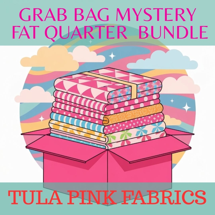 Mystery Grab Bag Fat Quarter Bundle – Tula Pink Fabrics – 8 Fat ...