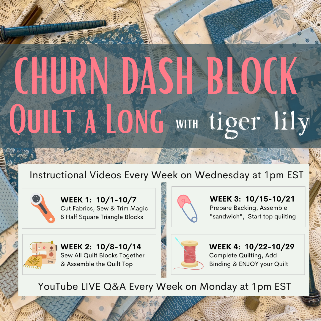 Make with Tiger Lily – 4 1/2″ x 4 1/2″ HST Bloc Loc Ruler – Tiger Lily ...